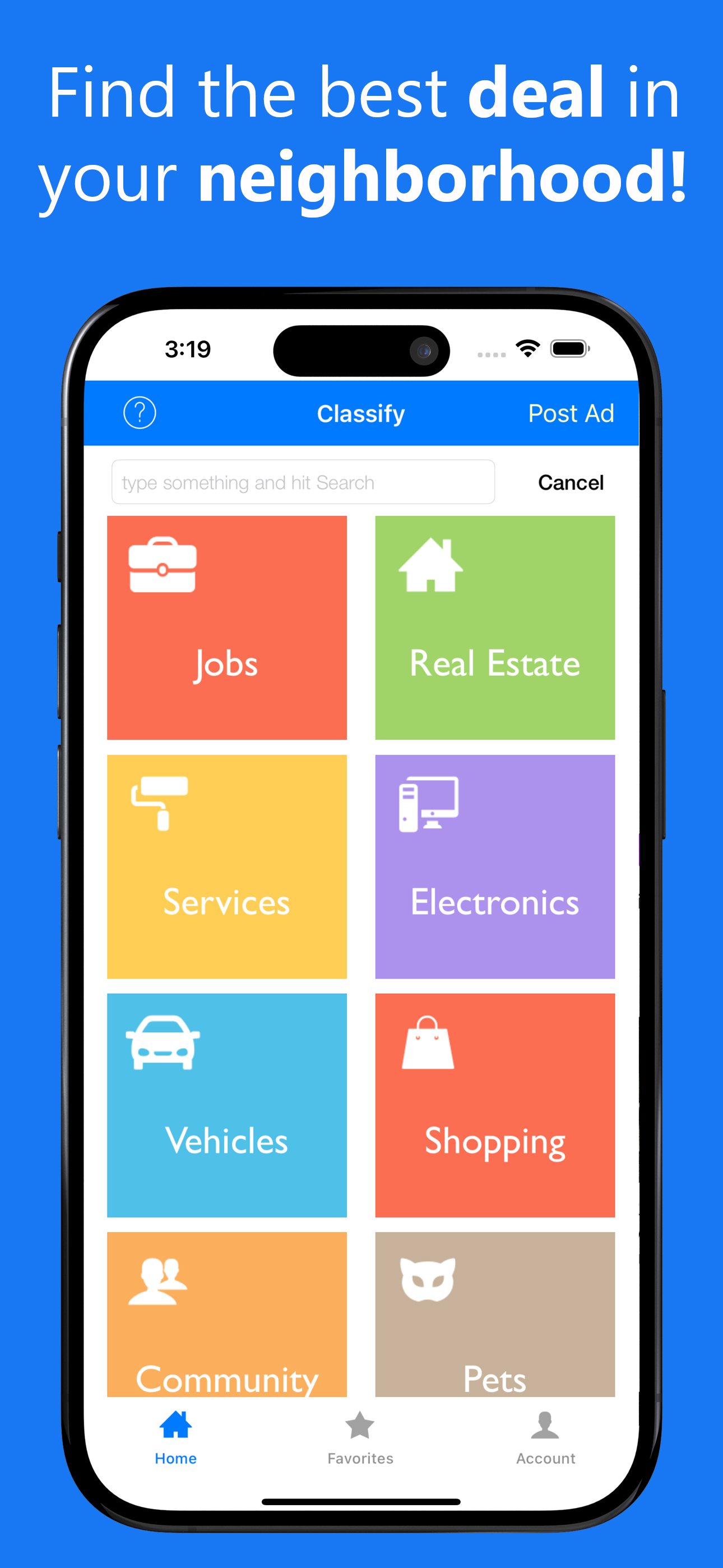 Classify | iOS Universal Classifieds App Template (Swift) by cubycode